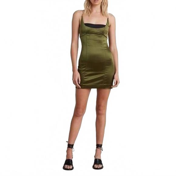 bec + bridge | Dresses | New Bec Bridge Bella Bodycon Satin Mini Dress ...
